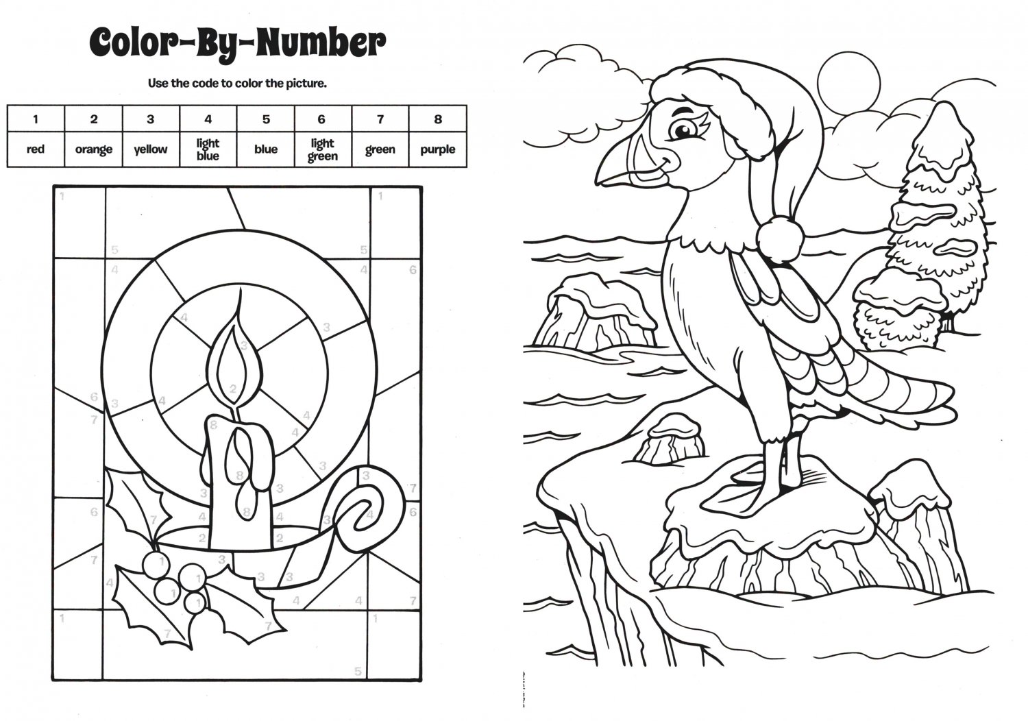 Colortivity - Christmas Holiday - Coloring and Activity Book ~ Beary ...