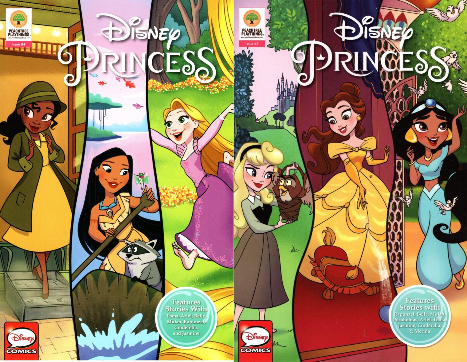 Disney Princess Comics Book - Issue 3, 4 (Set of 2 Books)