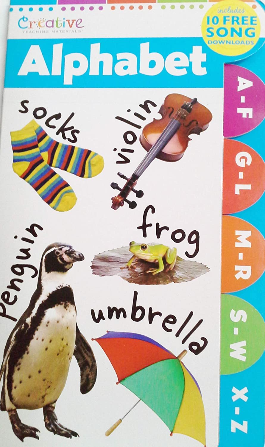 Greenbrier International Creative Learning Alphabet Tabbed Board Book ...