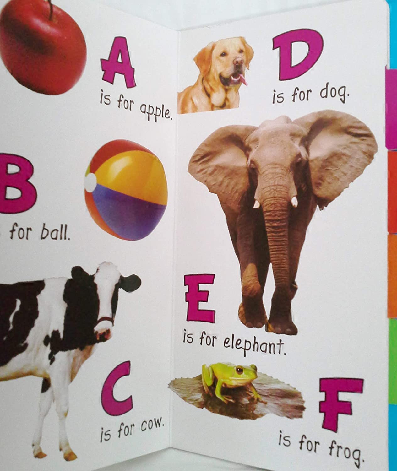 Greenbrier International Creative Learning Alphabet Tabbed Board Book ...