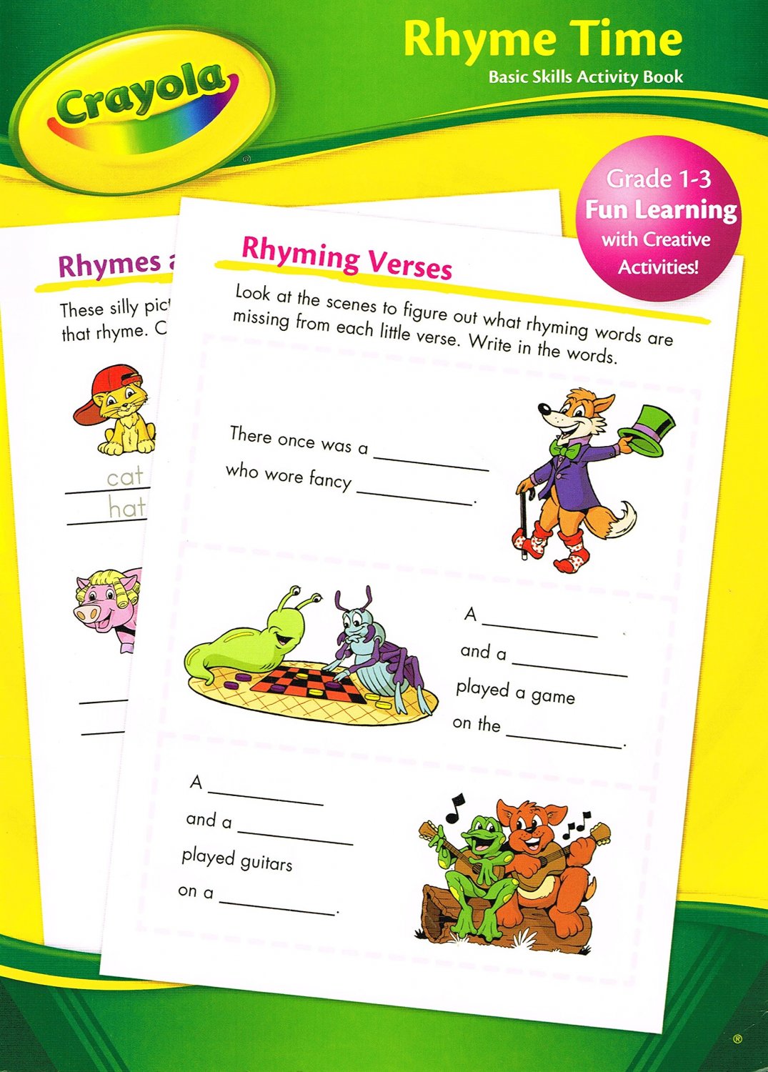 Crayola Addition, Beginning Sounds, Rhyme Time, & Shapes, Basic Skills ...