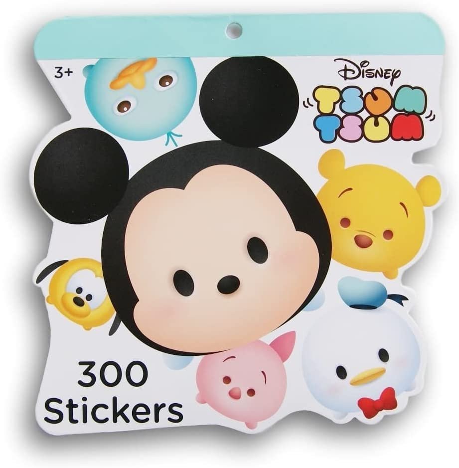 Disney Tsum Tsum Sticker Pad - 8x8 Inches; 300 Stickers