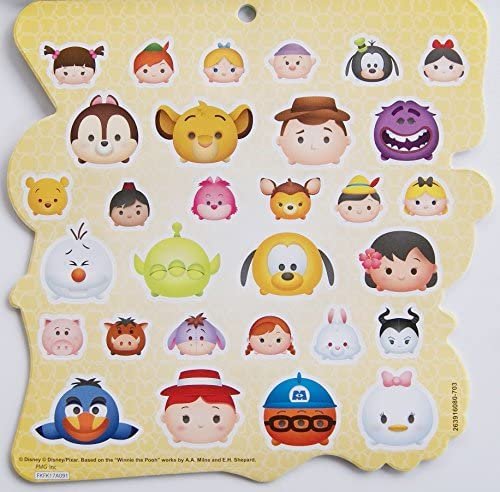 Disney Tsum Tsum Sticker Pad - 8x8 Inches; 300 Stickers