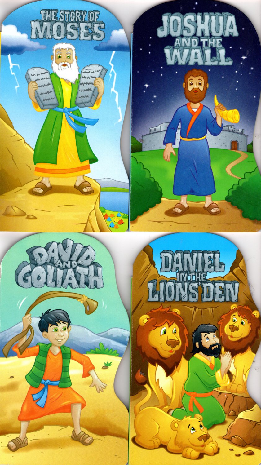 David and Goliath, Daniel in the Lions Den, The Story of Moses, Joshua ...