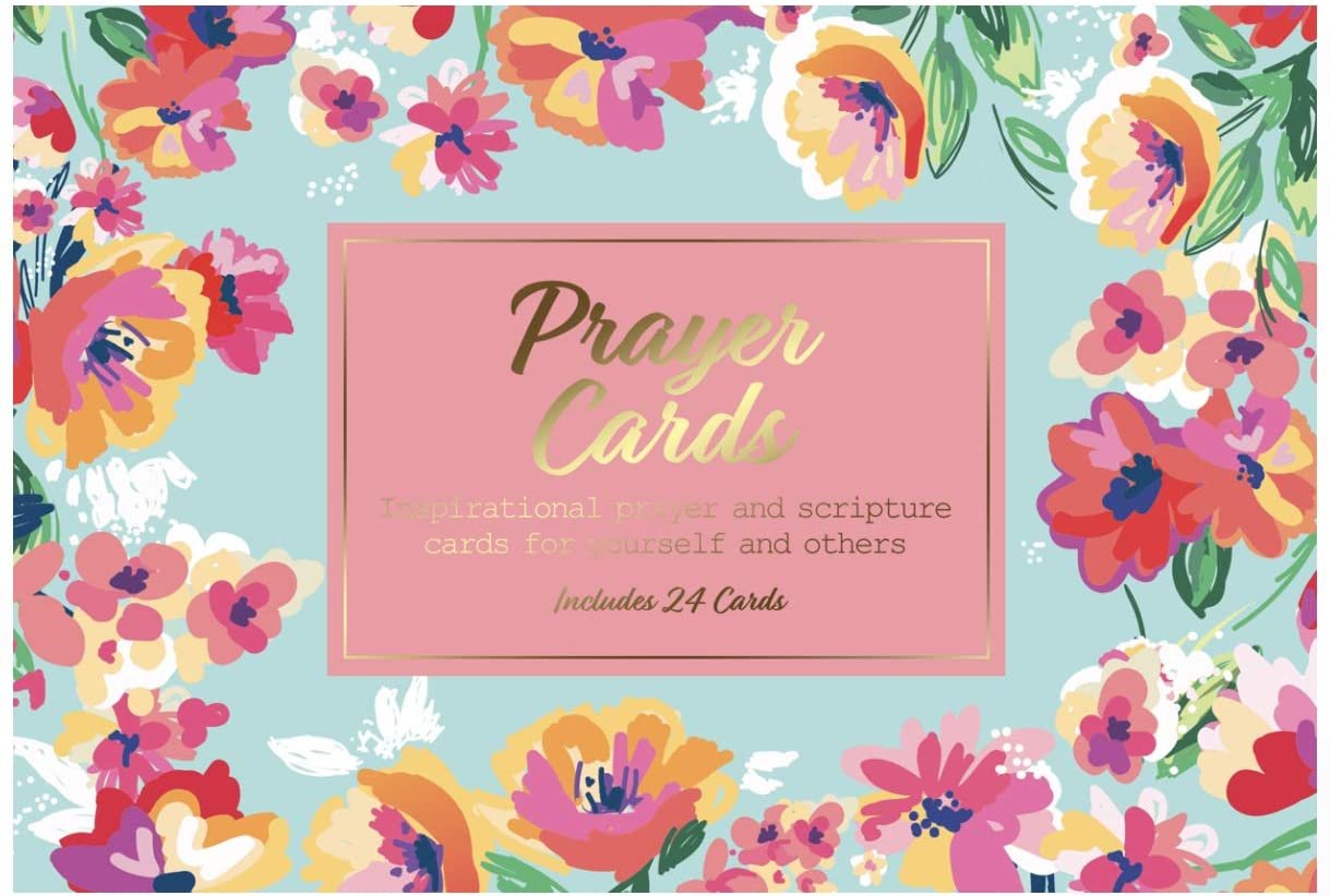 CrownJewlz Christian Floral Prayer & Scripture Cards, 2 Assorted Sets ...