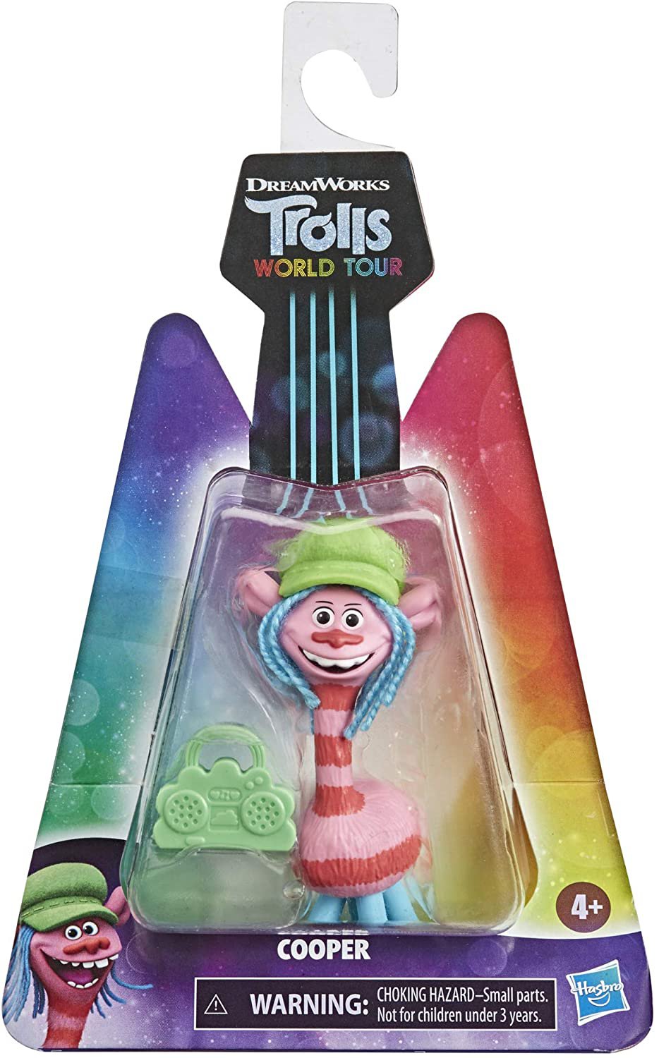 Trolls DreamWorks World Tour Cooper, Collectible Doll with Boombox ...