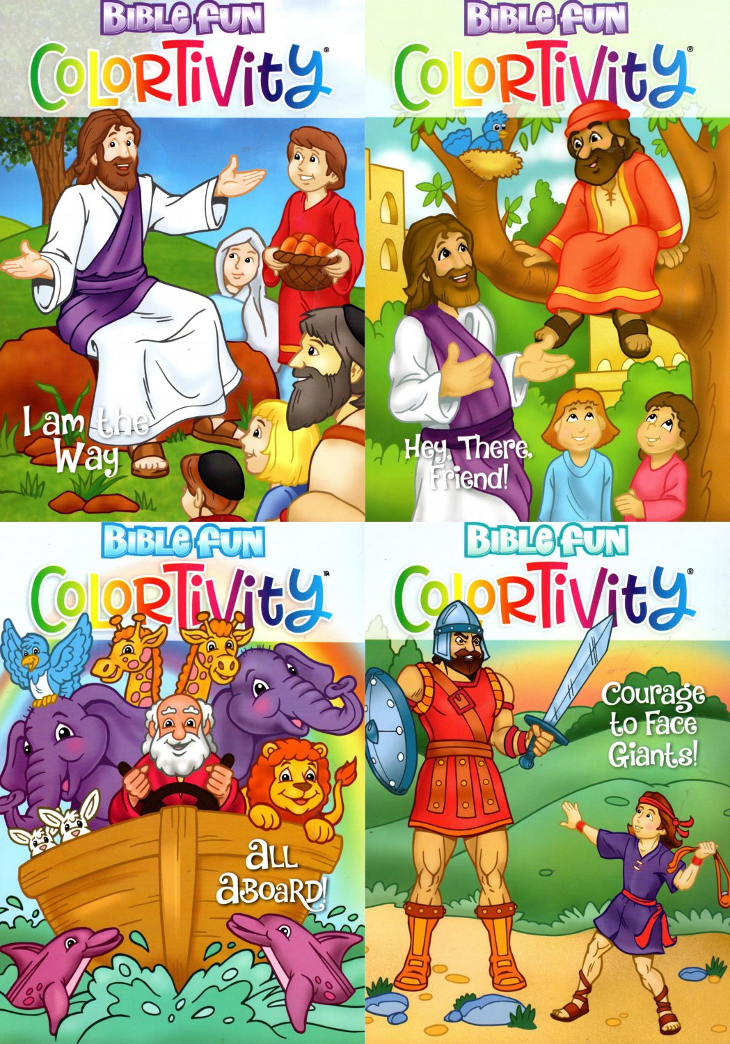 Colortivity Bible Fun - Read and Color Coloring & Activity Book - Set ...