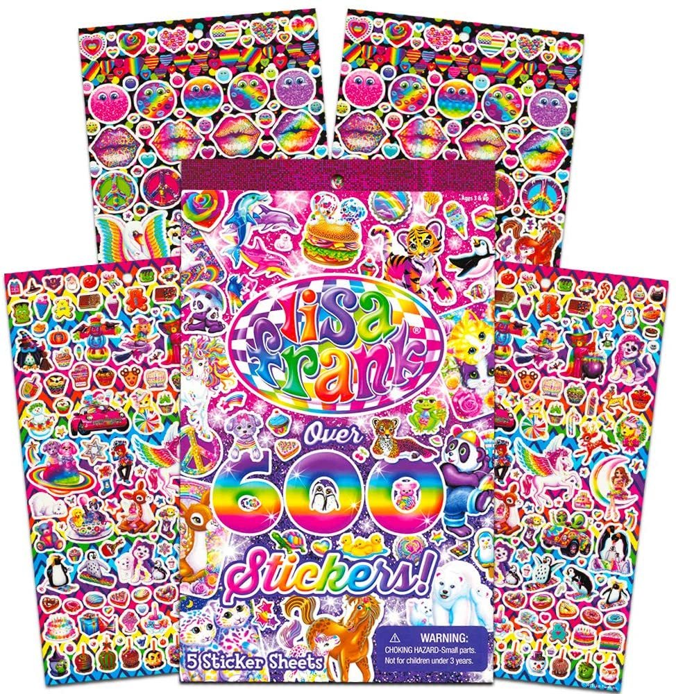 Lisa Frank Coloring and Activity Book with Over 600 Lisa Frank Stickers