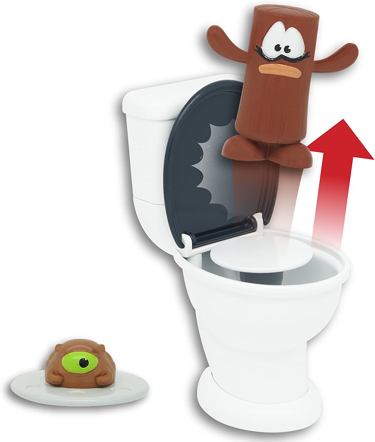 Poopeez Series 1 Toilet Launcher Playset Squishy Collectible Toy