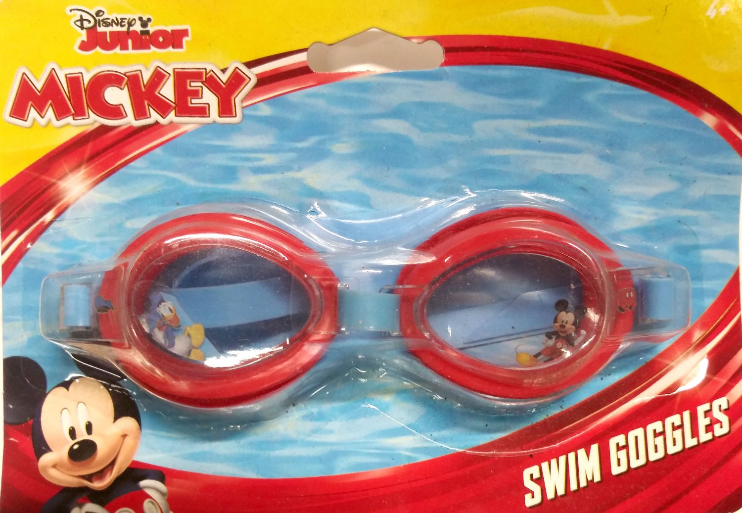 Disney Junior Mickey and the Roadster - 5.8" Arm Floats + Swim Goggles ...