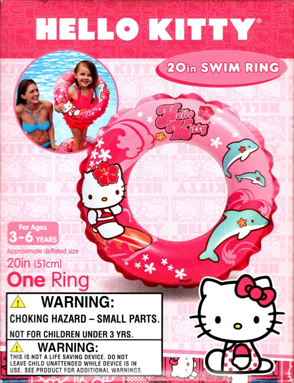 Hello Kitty - Inflatable Swim Ring `20 Age 3-6