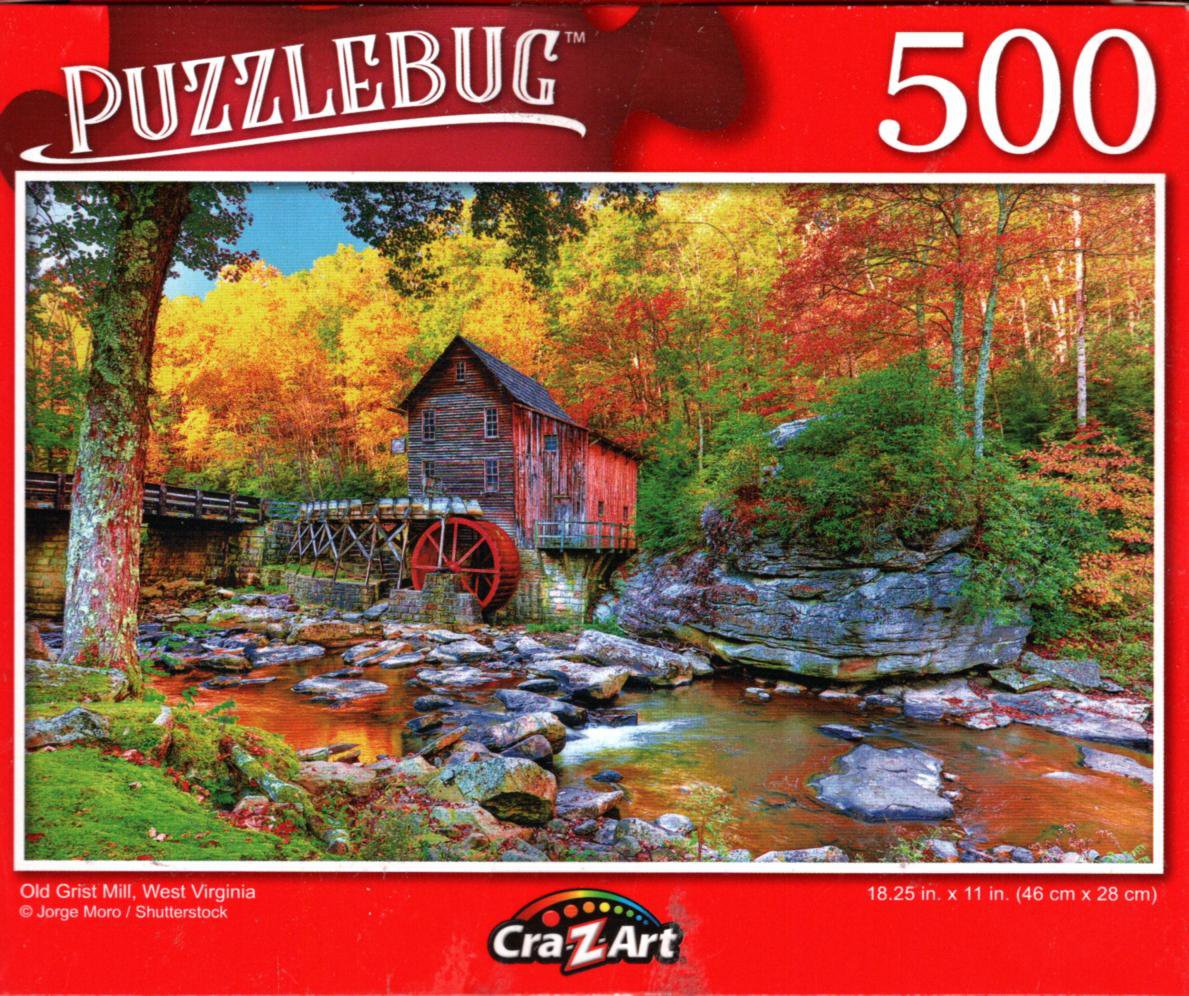 Old Grist Mill, West Virginia - 500 Pieces Jigsaw Puzzle