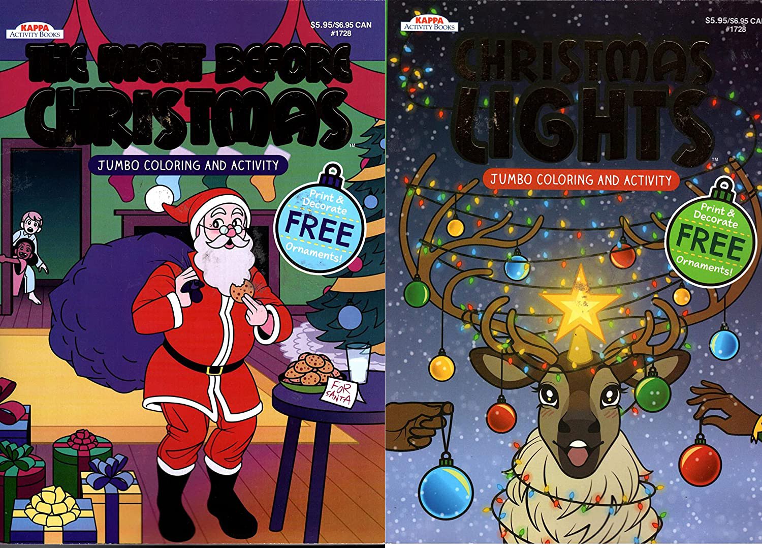 Christmas Holiday - Activity Book ~ Christmas Lights & The Night Before ...