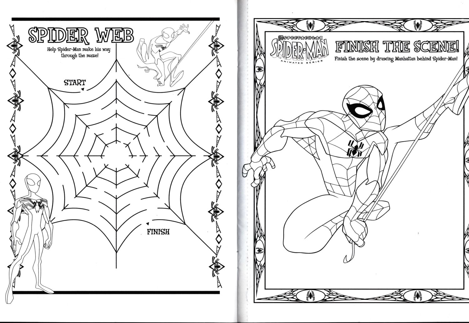 The Spectacular Spider-Man - Coloring & Activity Books Includes Over 50 ...