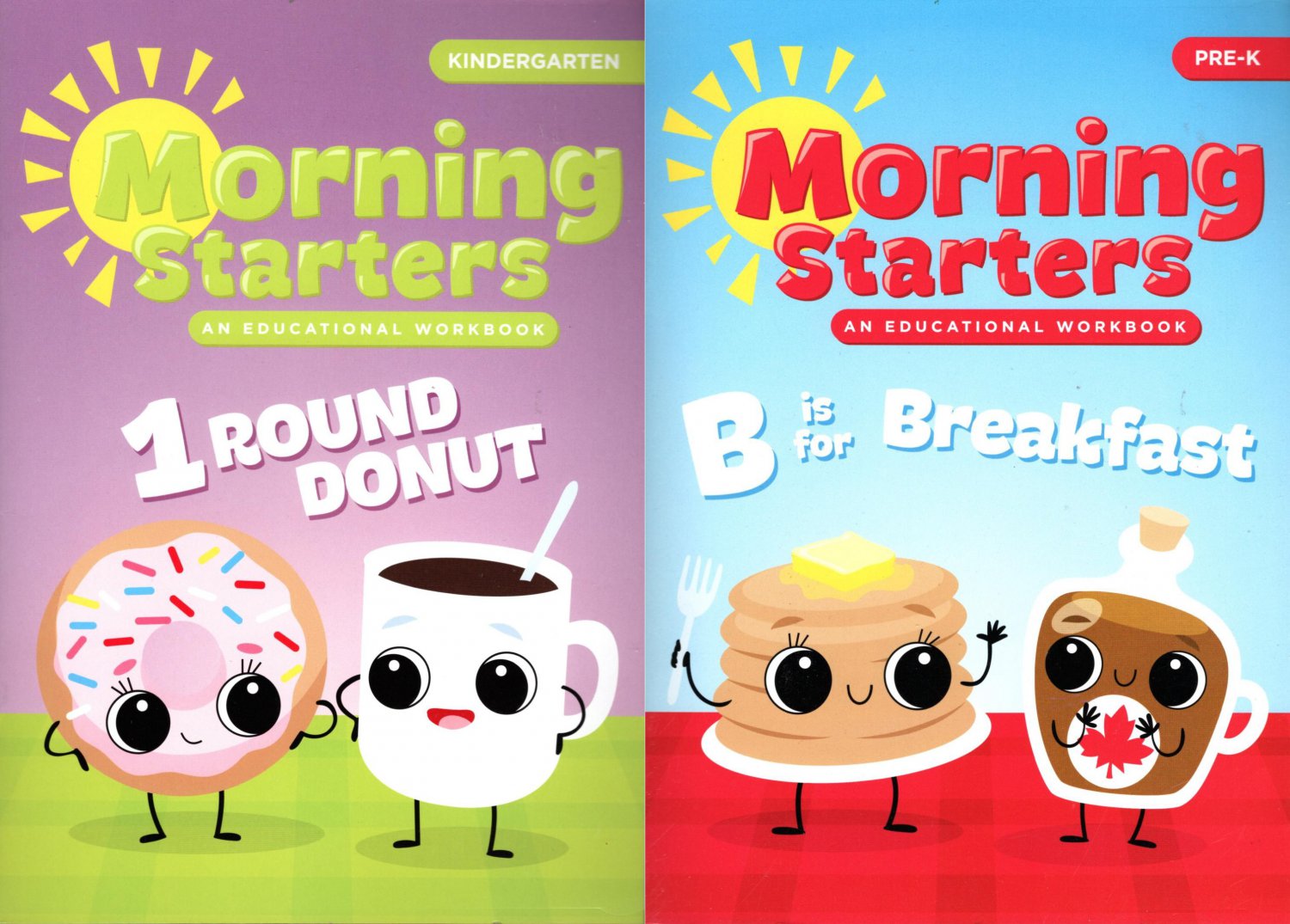 PRE-K & Kindergarten - Morning Starters Educational Workbooks - Set of ...
