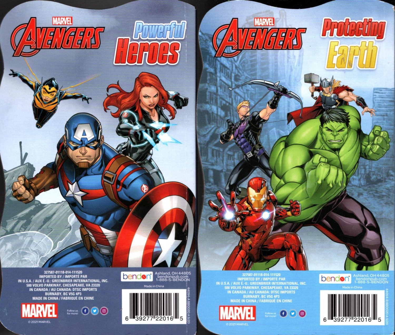 Marvel Avengers - Powerful Heroes, Protecting Earth - Children's Board ...