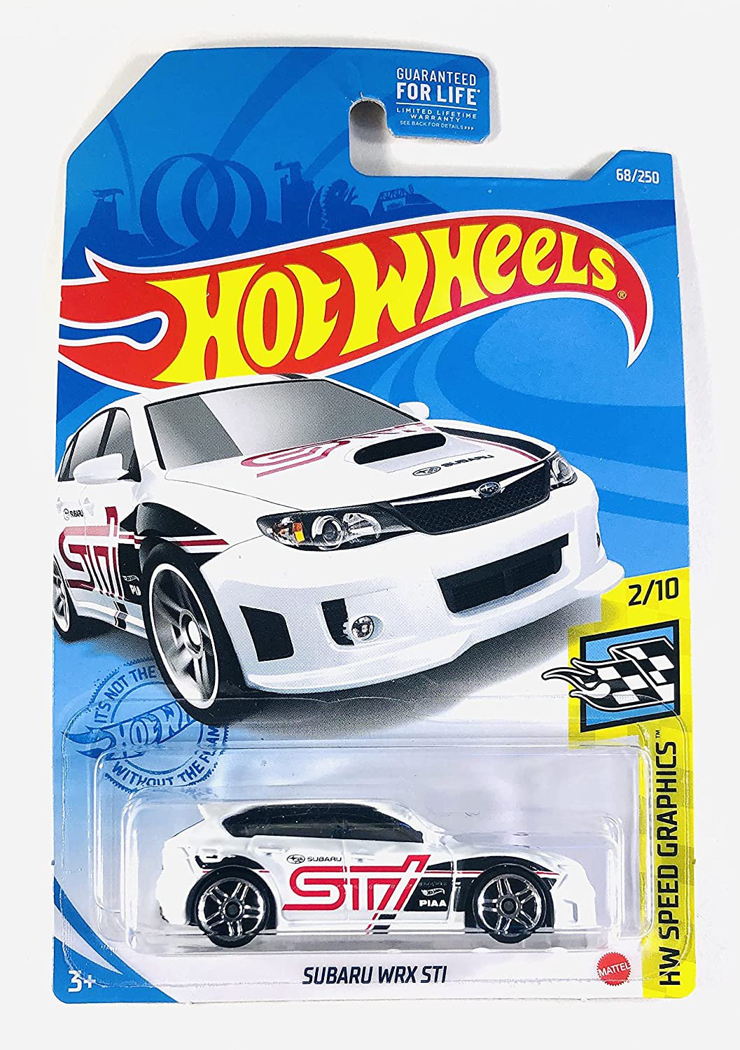 Hot Wheels 2021 - Subaru WRX STI - White - HW Speed Graphics 2/10 - 68/250
