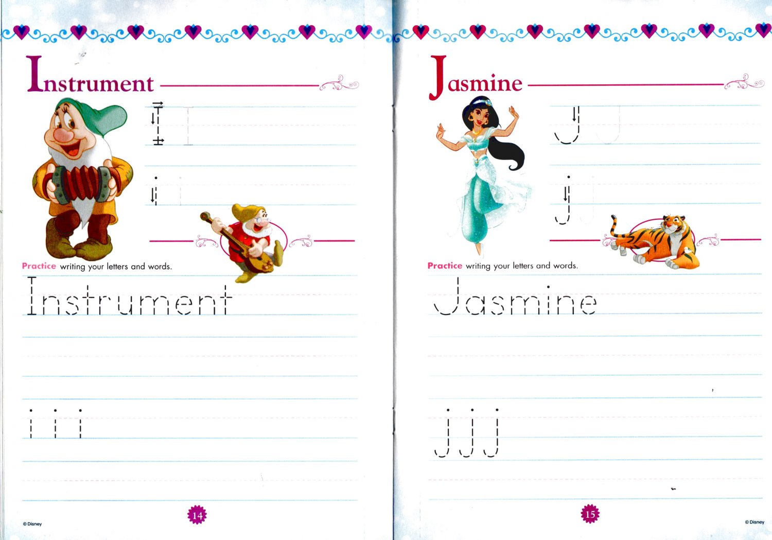 Educational Workbooks - Disney Princess - Workbook (Set of 4 Books)