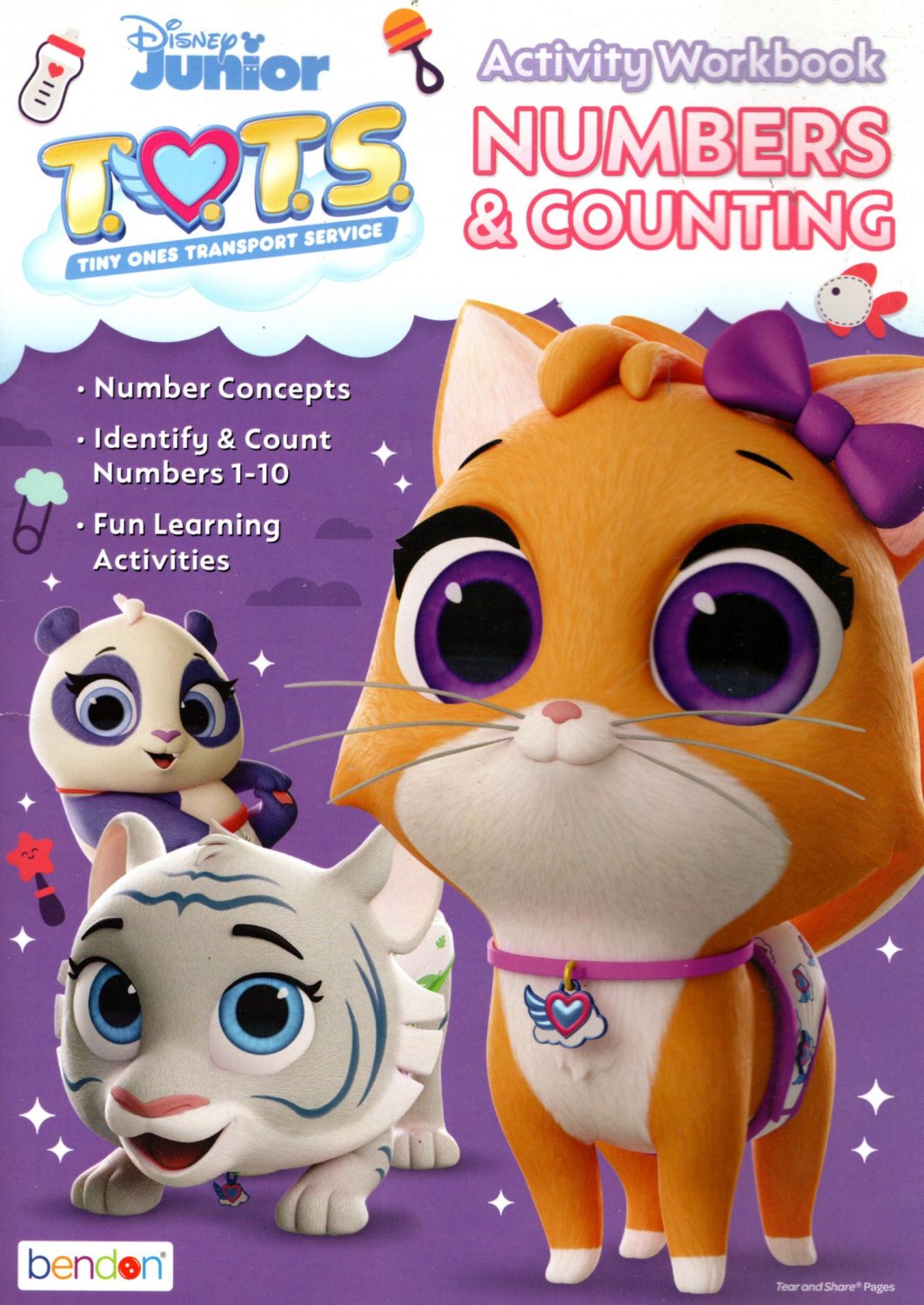 Educational Workbooks - Disney Junior - T.O.T.S. - Number & Counting ...