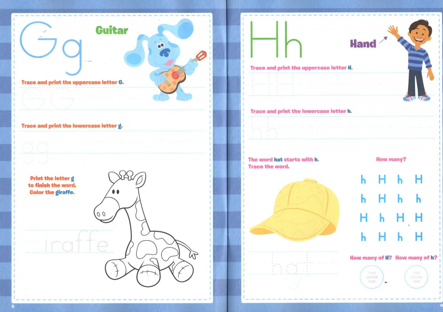 Educational Workbooks - Nickelodeon - Blue`s Clues&you! - Alphabet ...