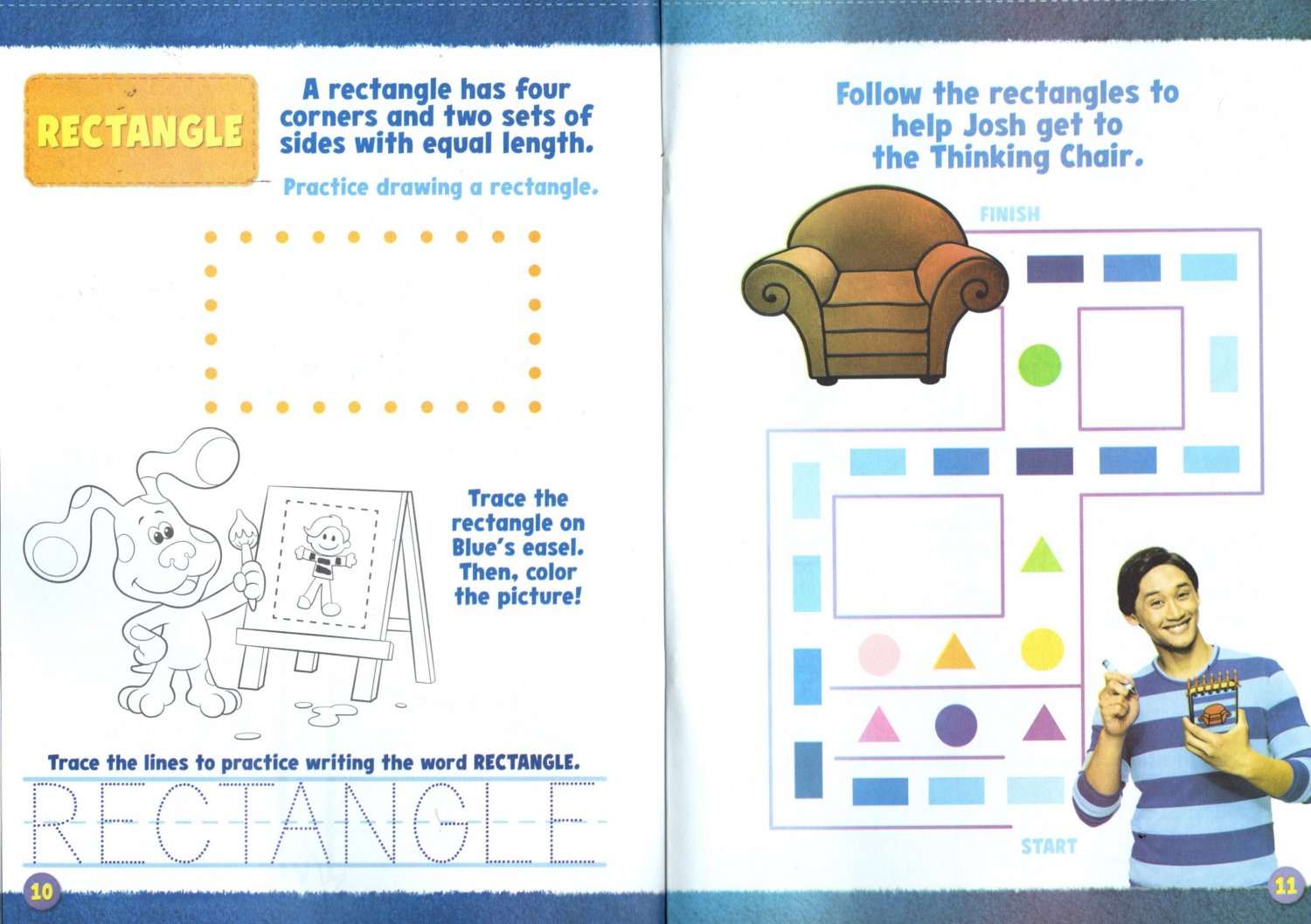 Educational Workbooks - Nickelodeon - Blue`s Clues&you! - Shapes ...