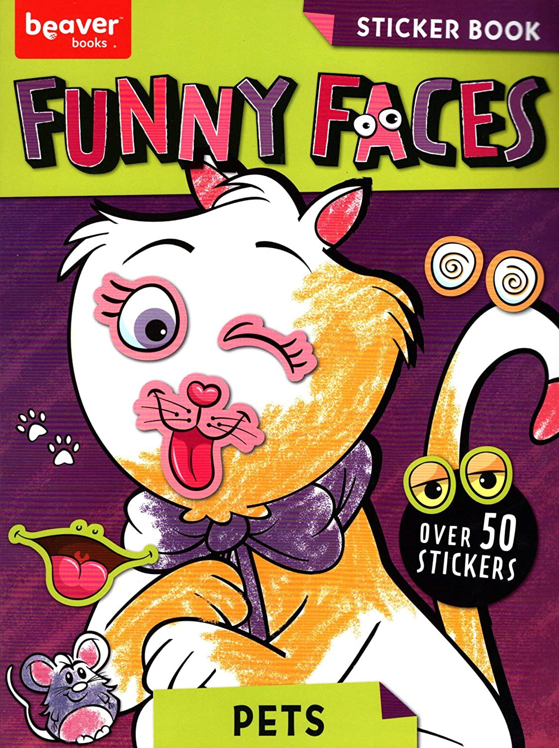 Funny Faces Sticker Book: Pets (Funny Faces Sticker Books)