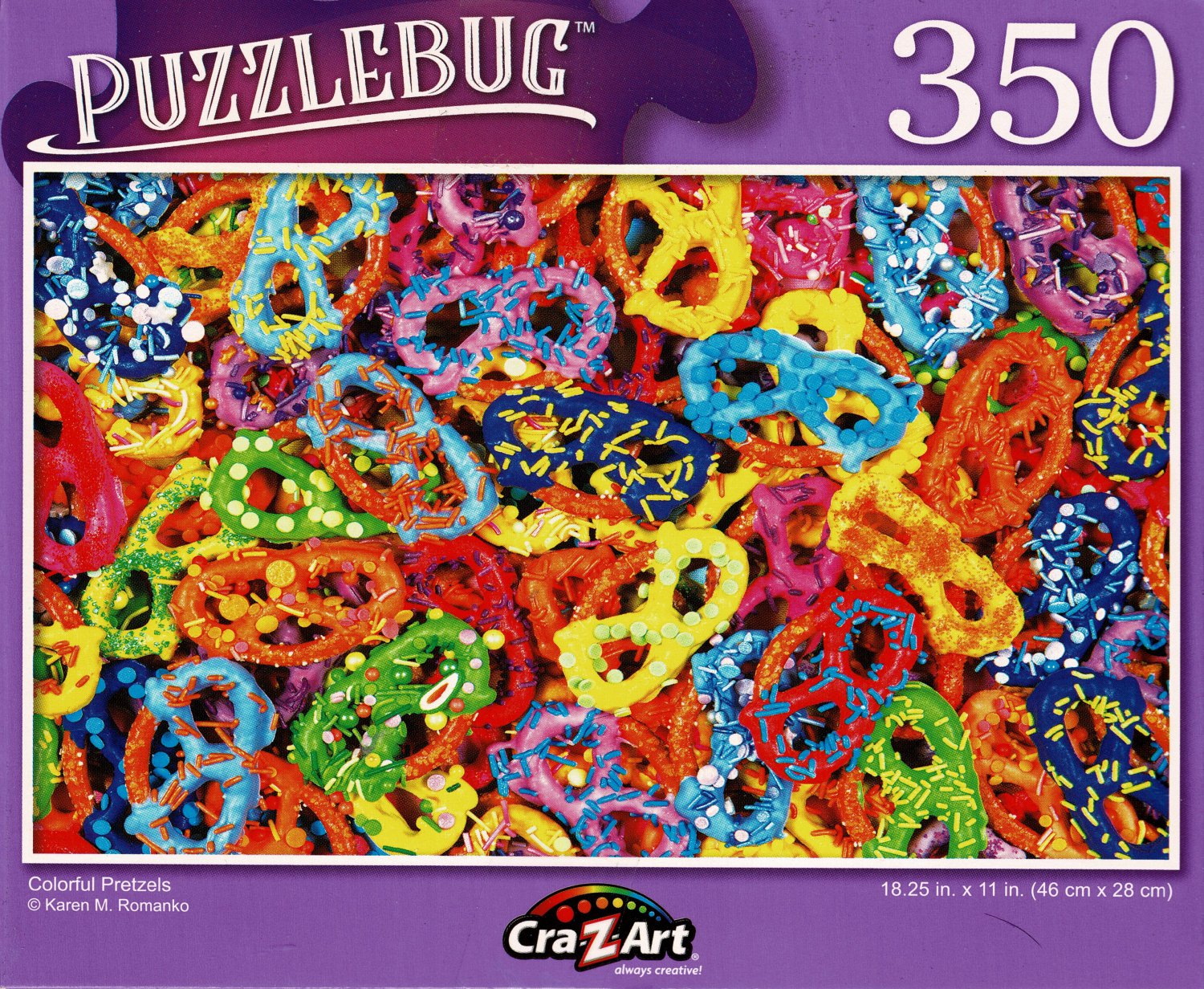 Colorful Pretzels - 350 Pieces Jigsaw Puzzle for Age 14+