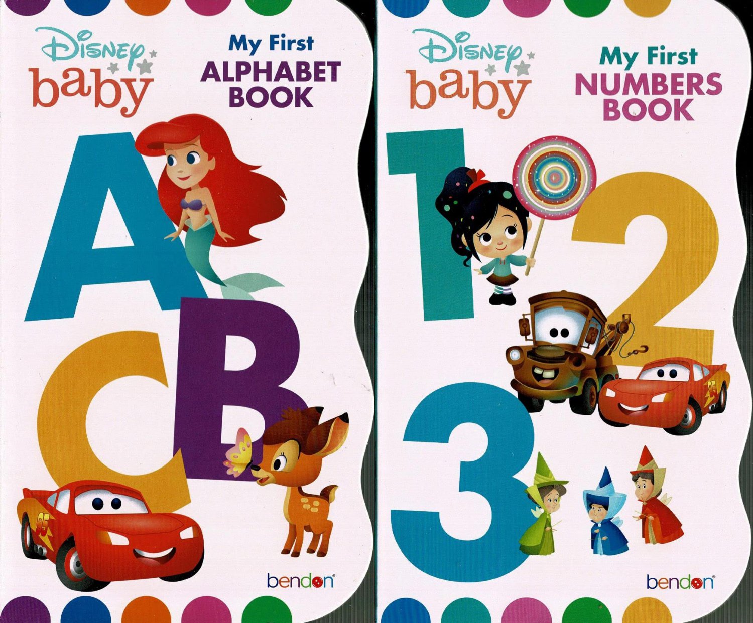 Disney Baby - My First Alphabet & Numbers Books - Children's Board Book ...