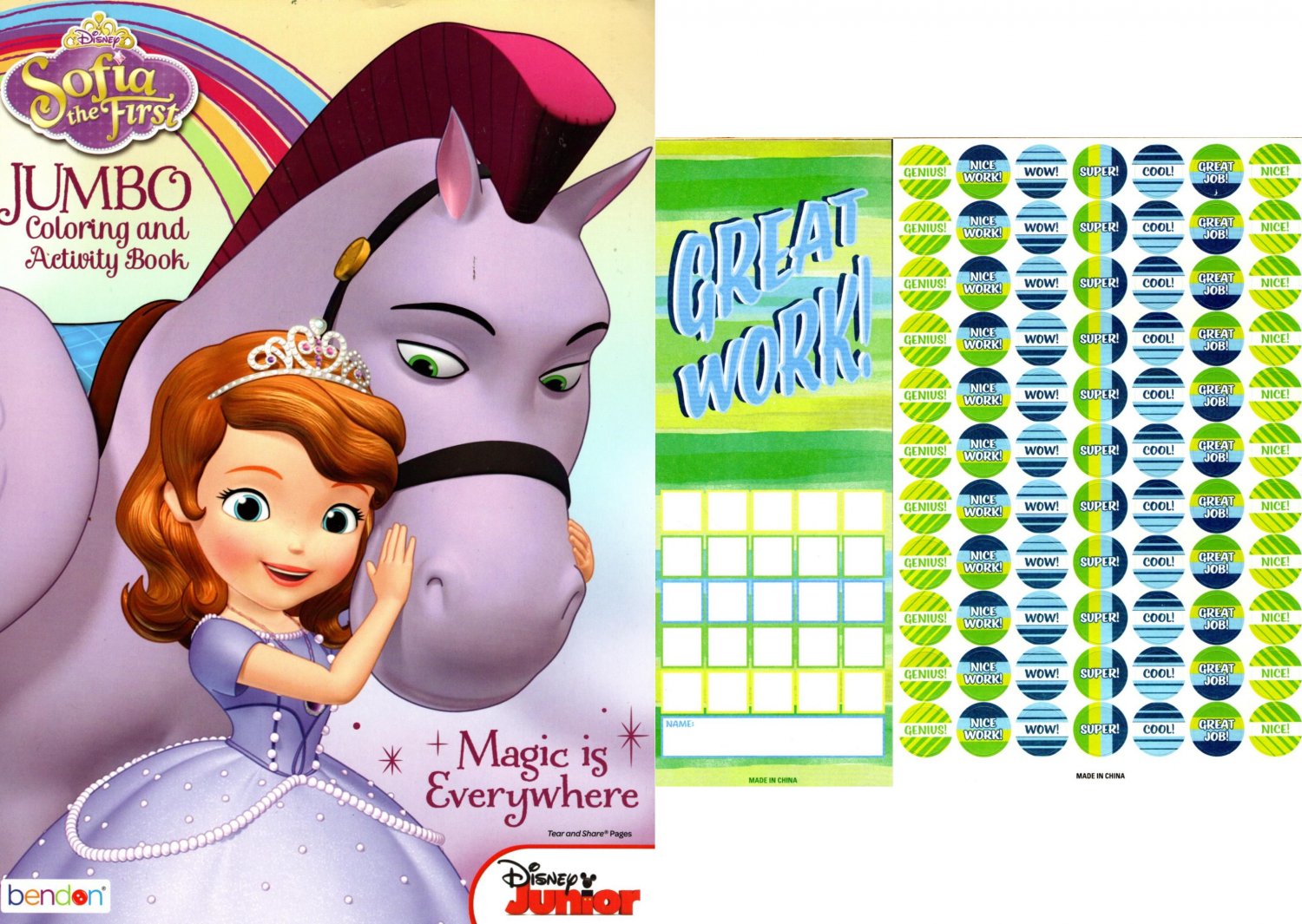 Jumbo Coloring & Activity Book - Sofia the First Magic is Everywhere ...