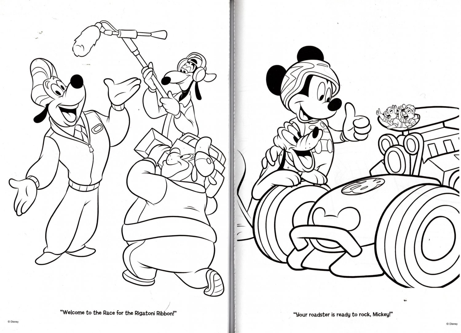 Mickey and the Roadster Racers - Pink Thunder - Coloring & Activity Book