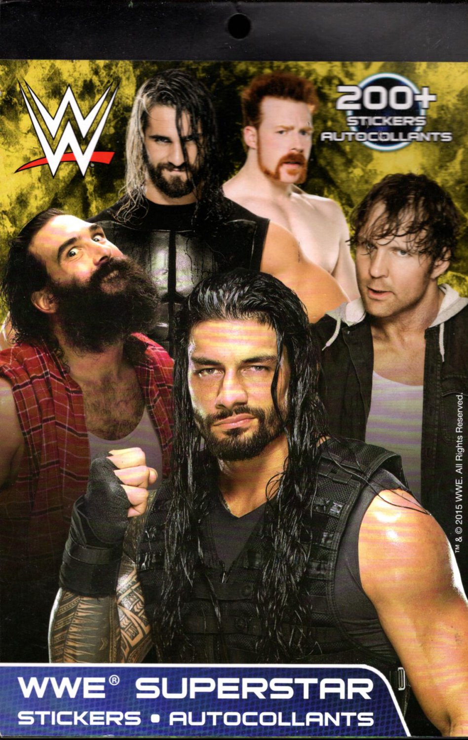 WWE Superstar - Over 200 Includes Stickers Autocollants Collection Book