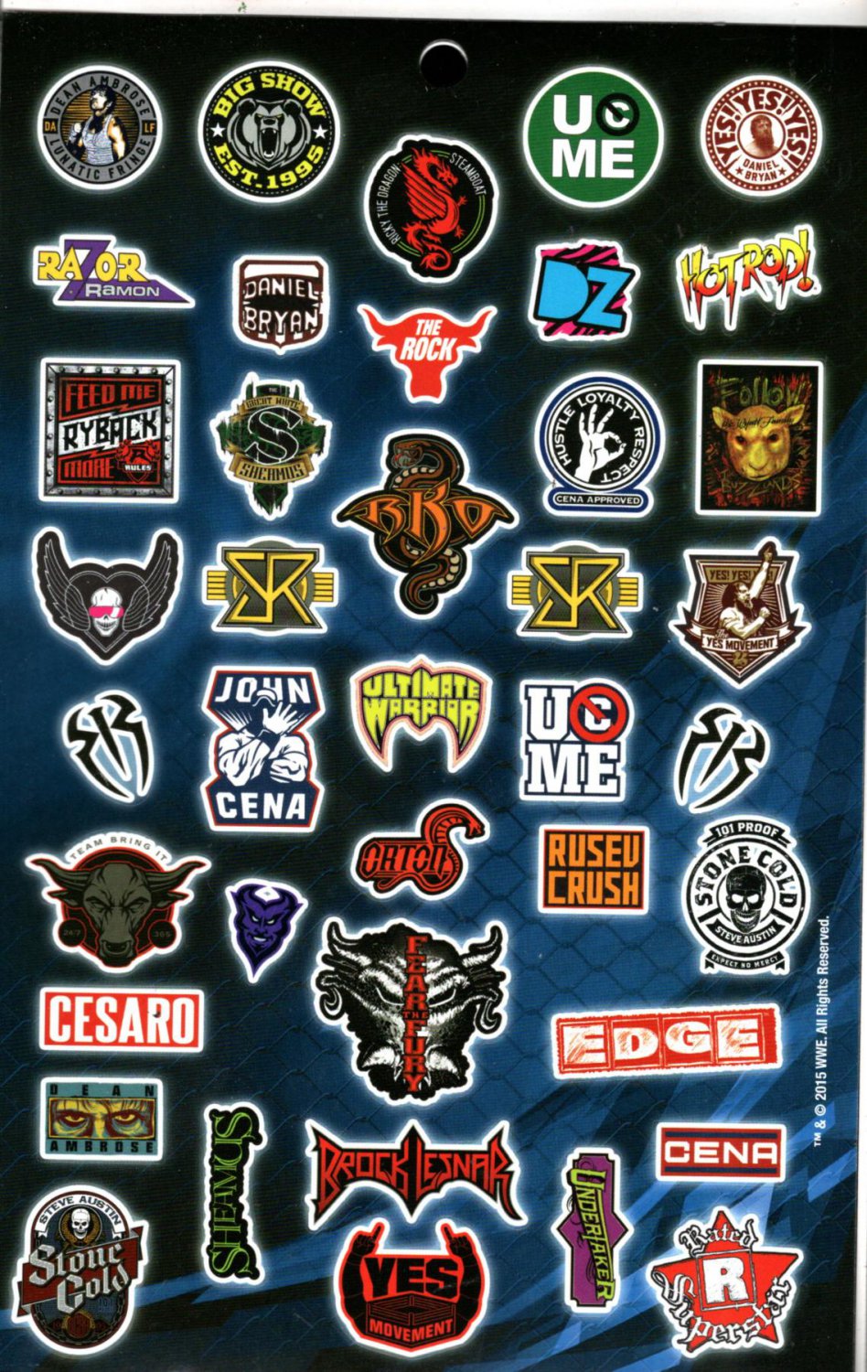 WWE Superstar - Over 200 Includes Stickers Autocollants Collection Book
