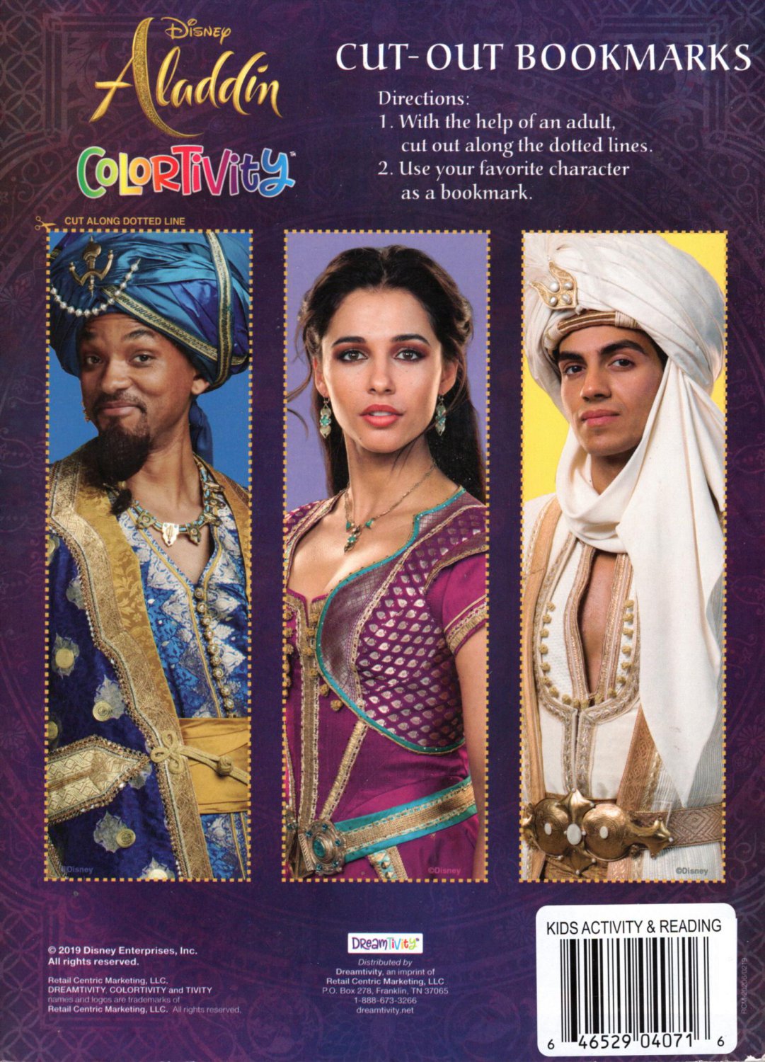 Colortivity Disney Aladdin - Coloring & Activity Book - A Whole New ...