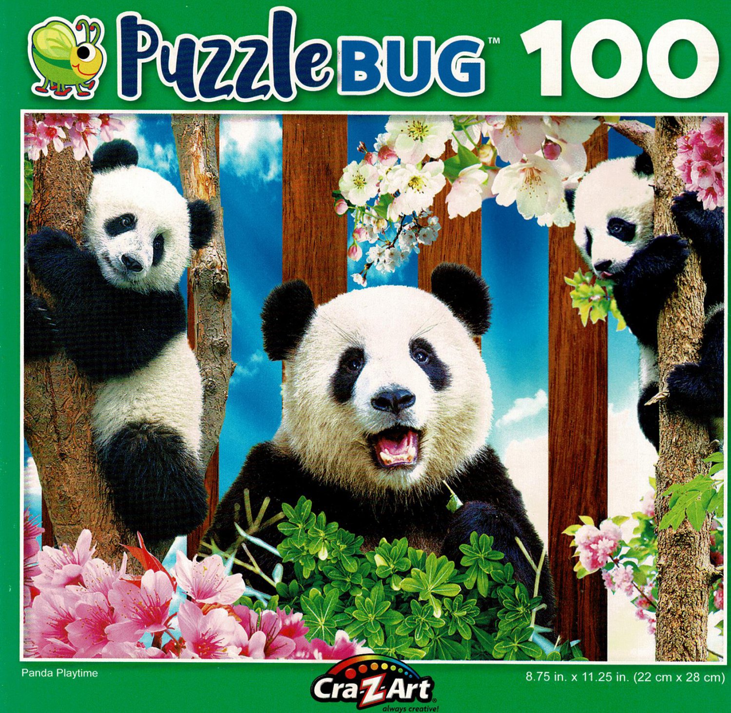 Puzzlebug Panda Playtime - 100 Pieces Jigsaw Puzzle