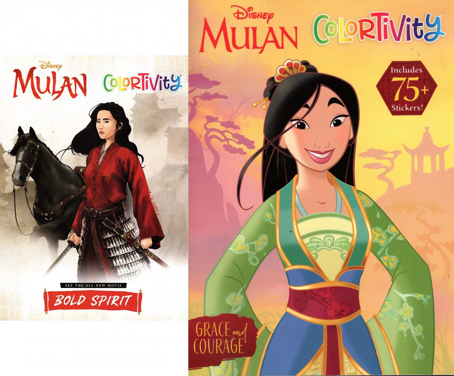Colortivity Disney Mulan Coloring & Activity Book - Bold Spirit & Grace ...