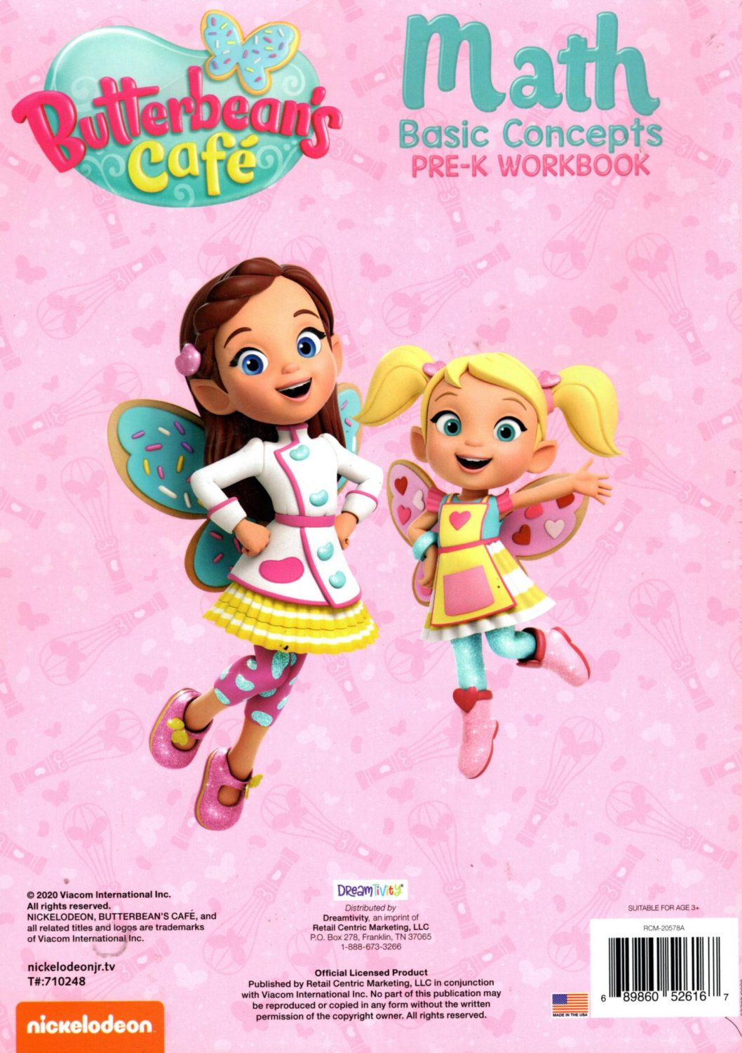 Educational Workbooks - Butterbean`s Cafe. - Math Basic Concepts Pre-k ...