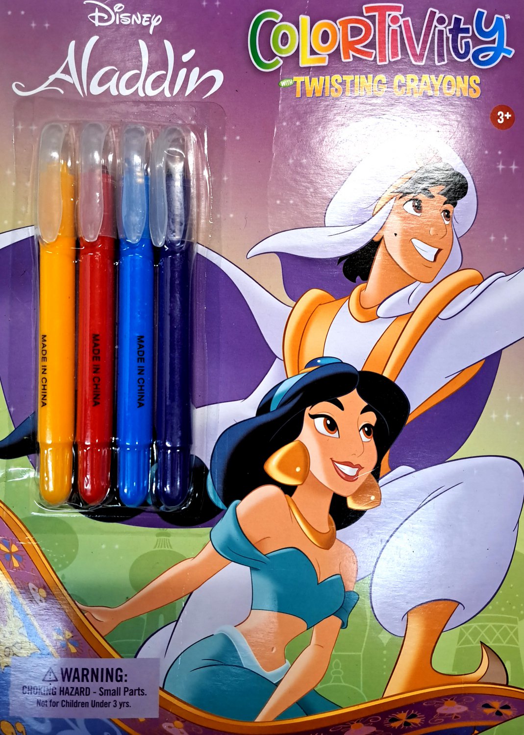 Colortivity Disney Aladdin - Coloring and Activity Book ~ Twisting Crayons