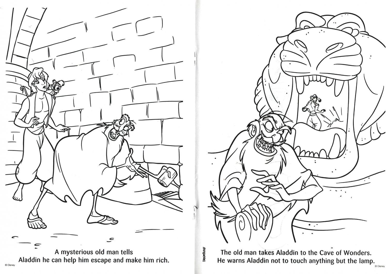 Colortivity Disney Aladdin - Coloring and Activity Book ~ Twisting Crayons