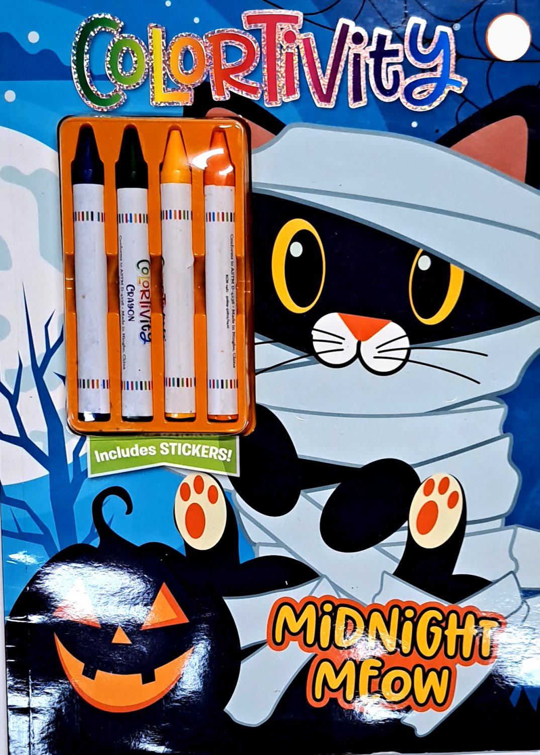 Colortivity - Halloween Coloring and Activity Book ~ Midnight Meow ...
