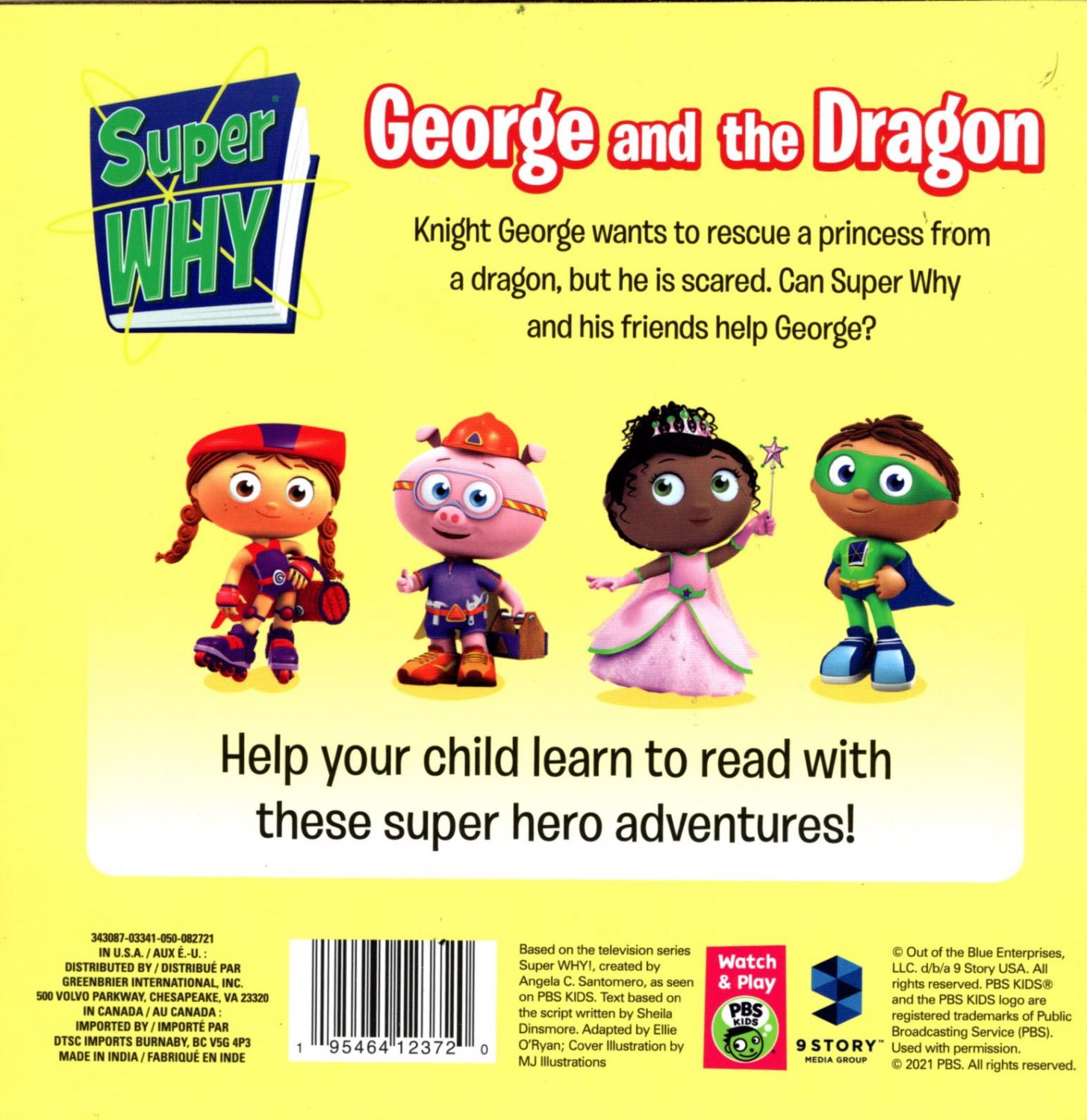 Super Why - George and the Dragon, The Little Red Hen, Hansel and ...
