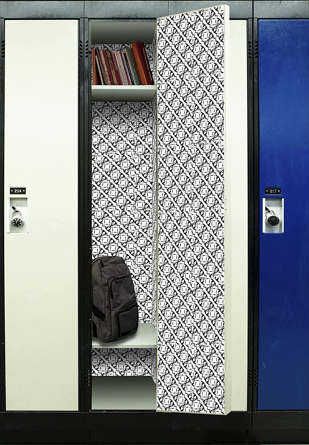Deluxe School Locker Magnetic Wallpaper - Pack of 12 Sheets - (vr48)