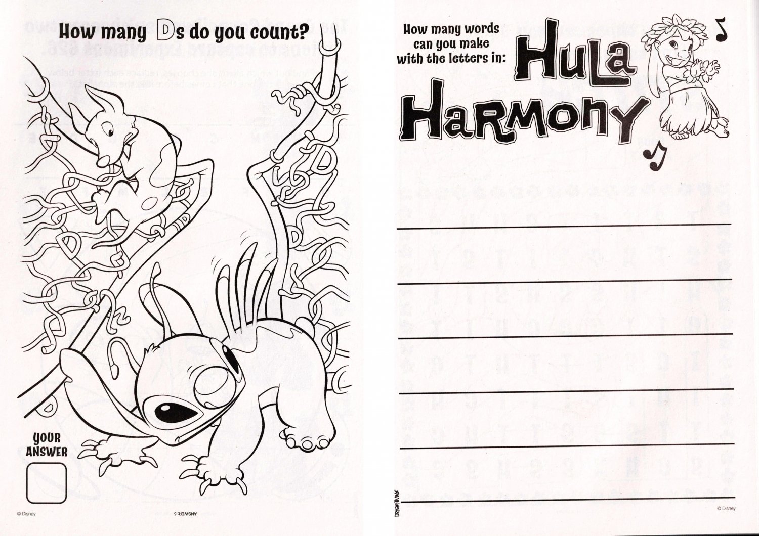 Colortivity Disney Lilo & Stitch - Coloring & Activity Book - Here For ...