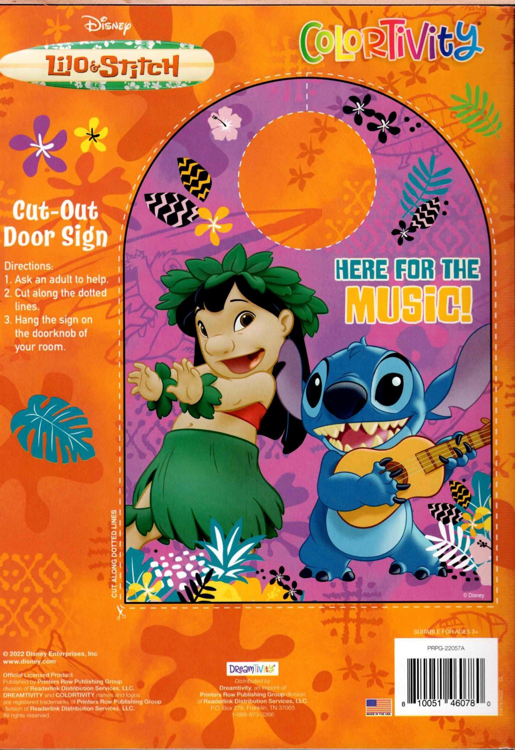 Colortivity Disney Lilo & Stitch - Coloring & Activity Book - Here For ...