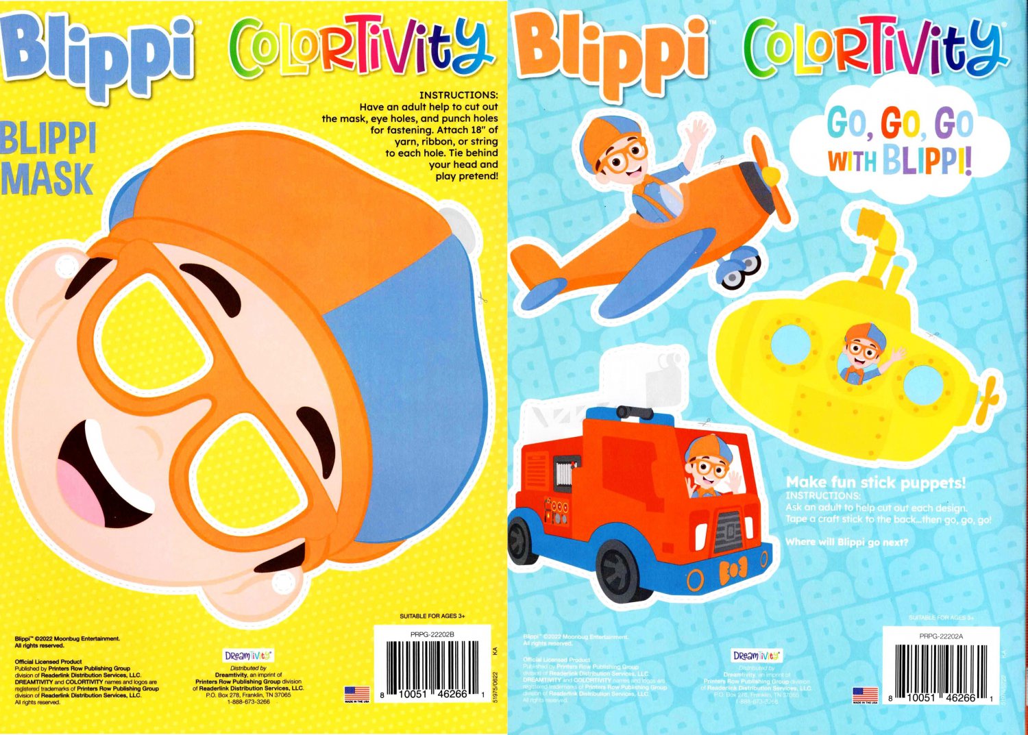 Dreamtivity Blippi - Come on Let`s go and Wow So Fun - Coloring ...