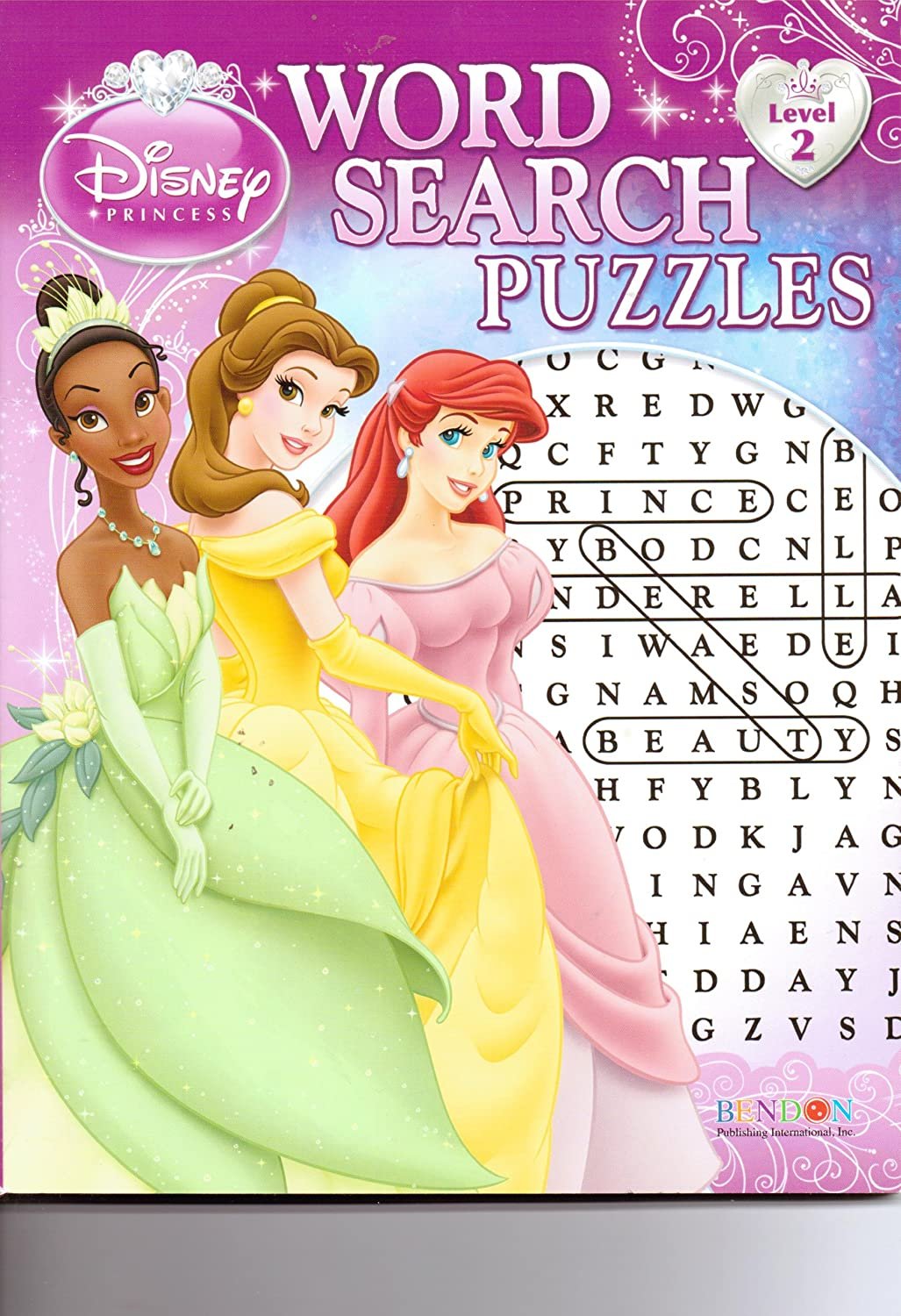 Disney Princess Word Search Puzzles Level 2