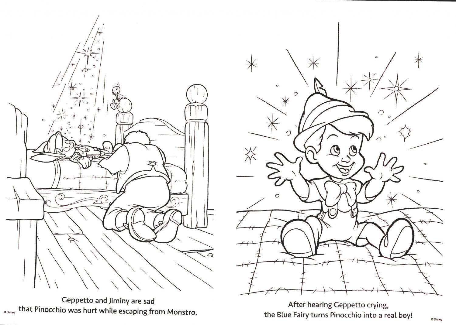 Disney Colortivity - Pinocchio - Coloring & Activity Book