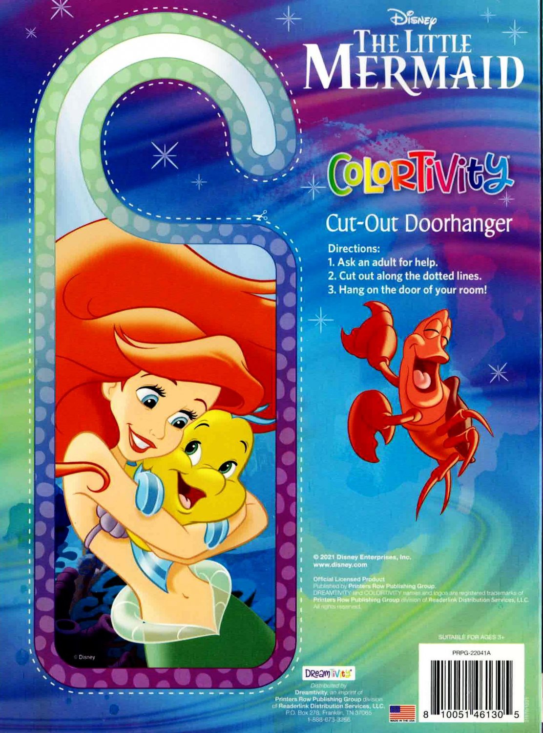 Disney Colortivity - The Little Mermaid - Spirit Bright - Coloring ...