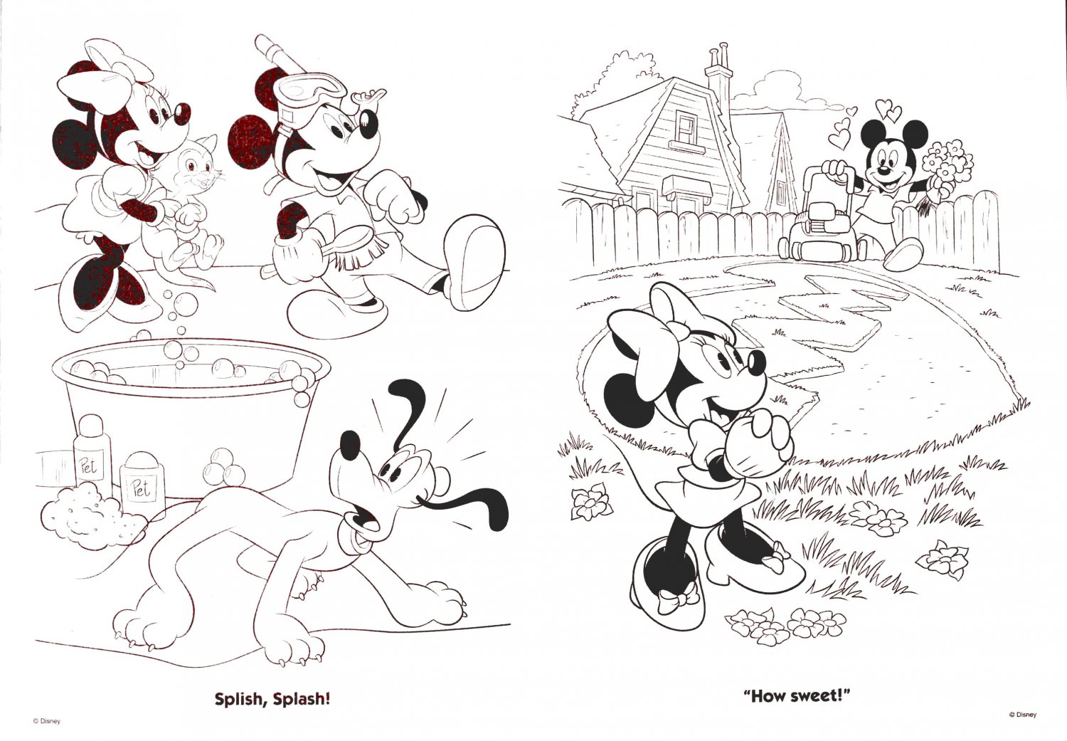 Colortivity - Disney Mickey Friends - Friends Forever - Coloring ...