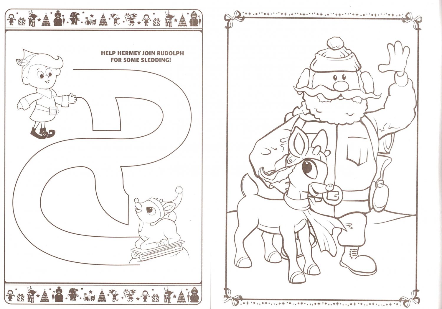 Rudolph the Red Nosed Reindeer - Activity Book - A Couple of Misfits ...