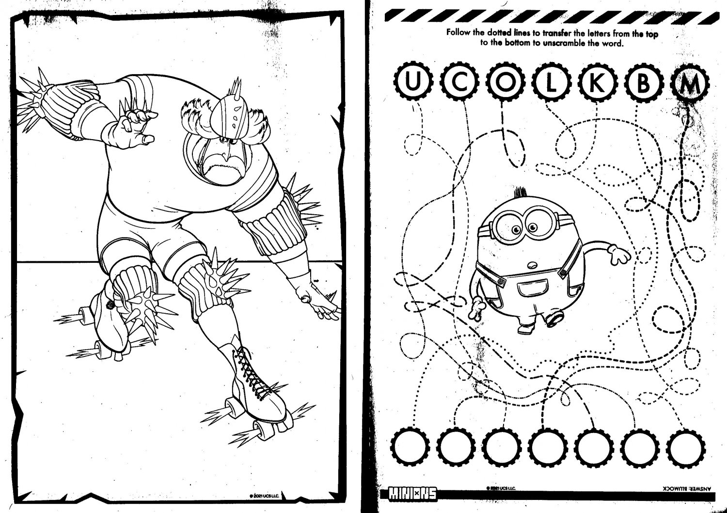 Minions The Rise of Gru - Jumbo Coloring & Activity Book v7